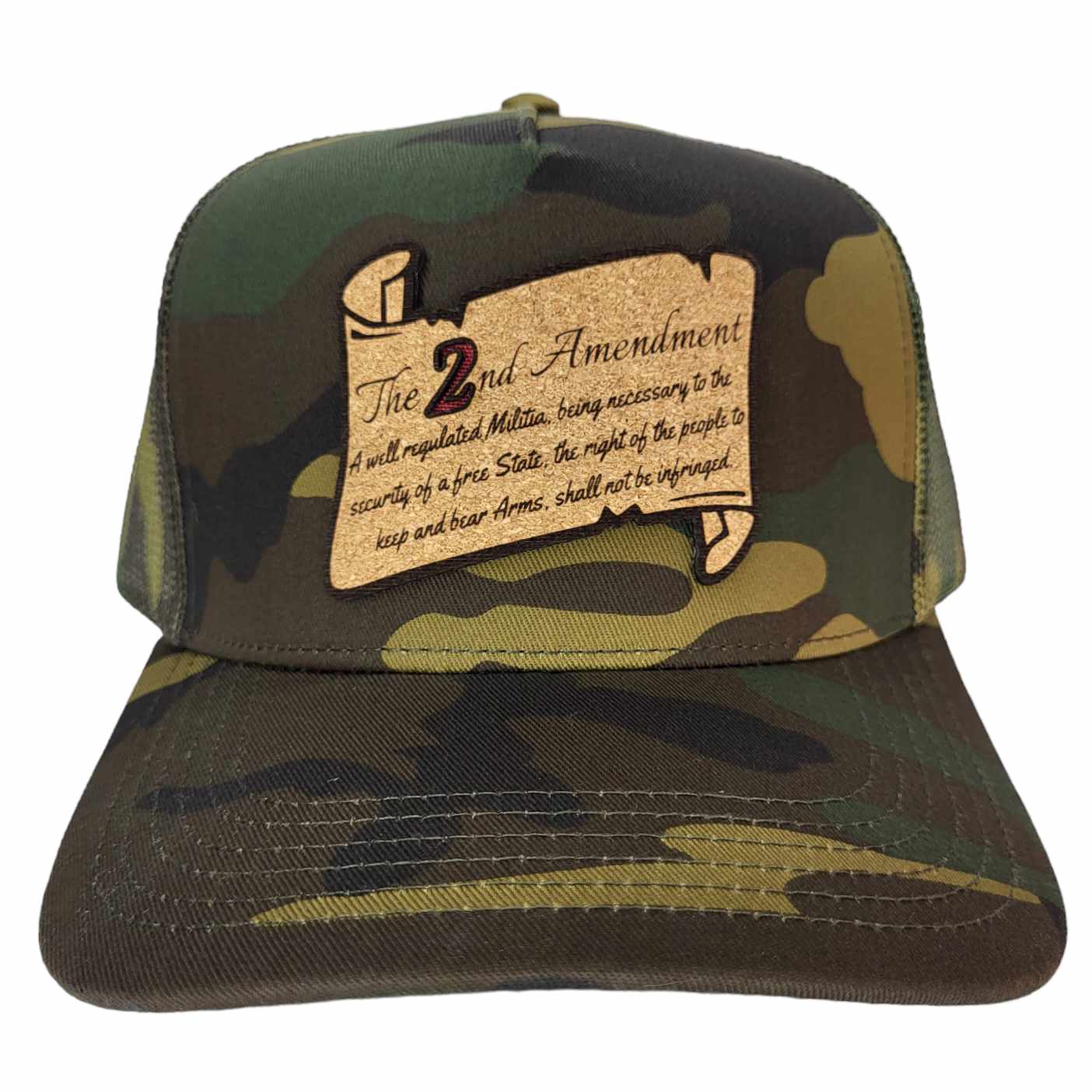 2nd Amendment Cork Patch Hat